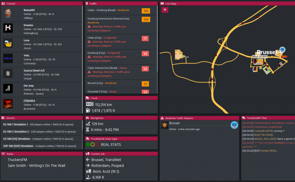 Desktop Helper: Profiles - Trucky - The Virtual Trucker Companion App