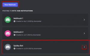VTC Hub Discord Integration - Webhooks for publishing automatic messages like completed jobs ...