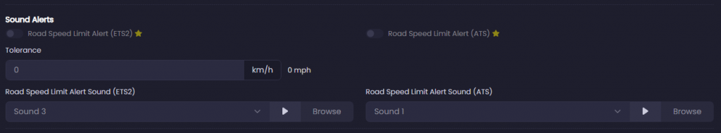 Sound Alert for Road Speed Limit - Trucky - The Virtual Trucker ...