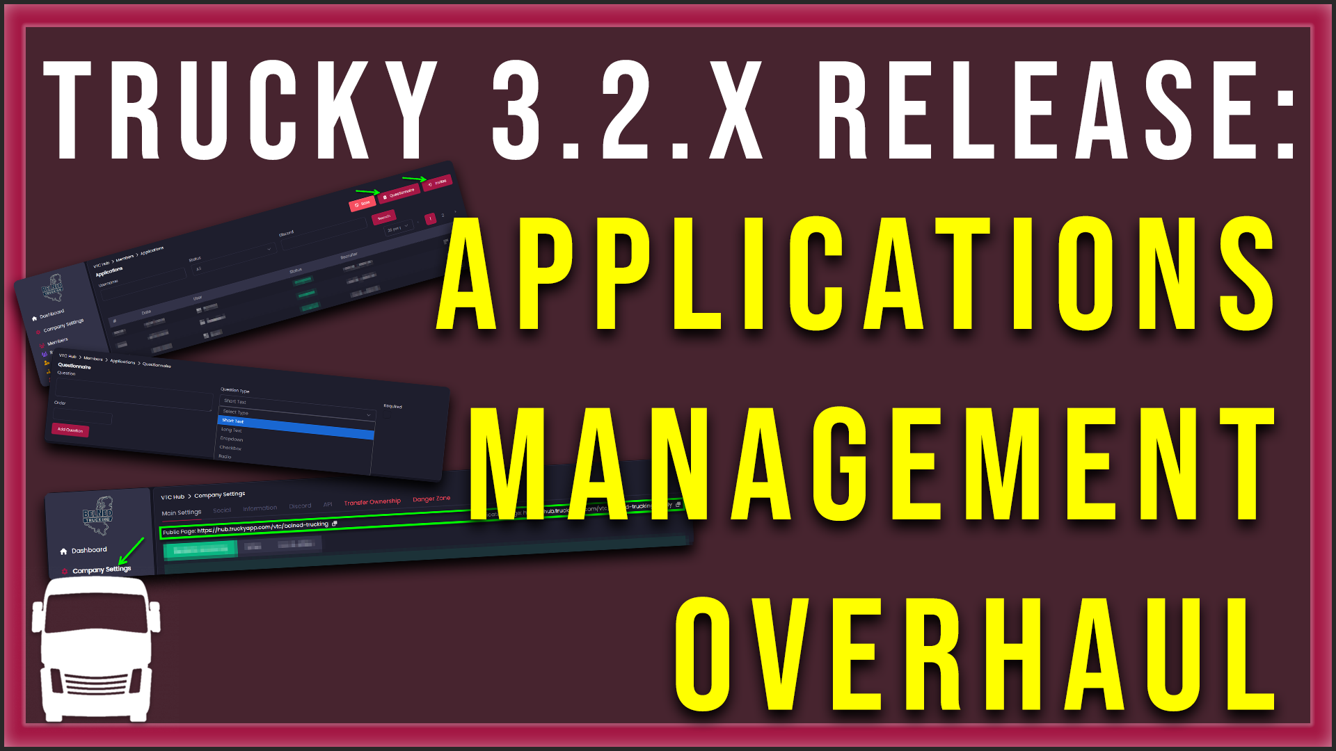 Major Update: Trucky VTC Application System Overhaul - Trucky - The ...