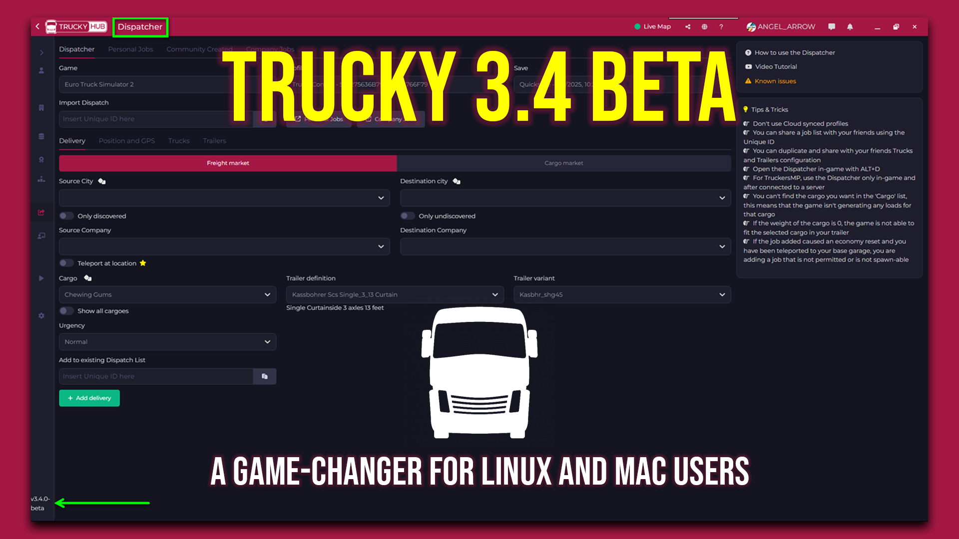 Introducing Trucky 3.4 Beta: A Game-Changer for Linux and Mac Users ...