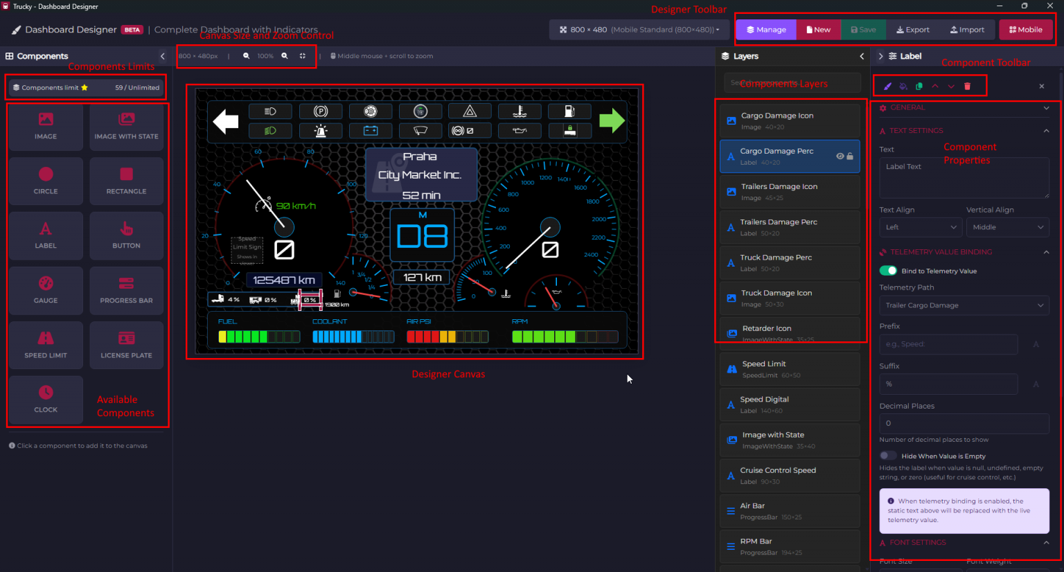 Introducing Trucky Dashboard: Create Your Perfect Telemetry Experience ...